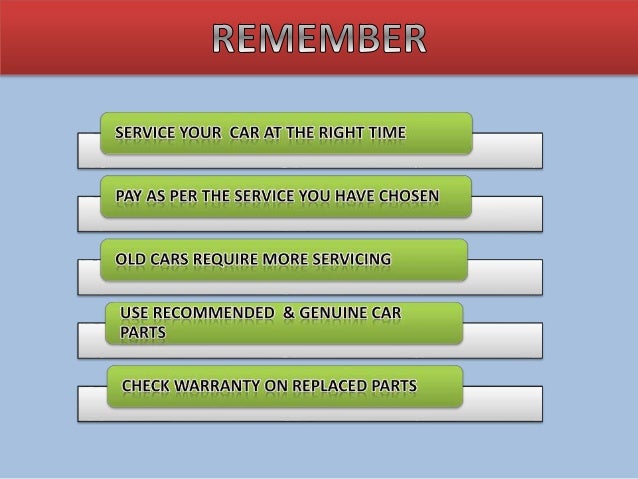 Three Types Of Car Service For Your Vehicle