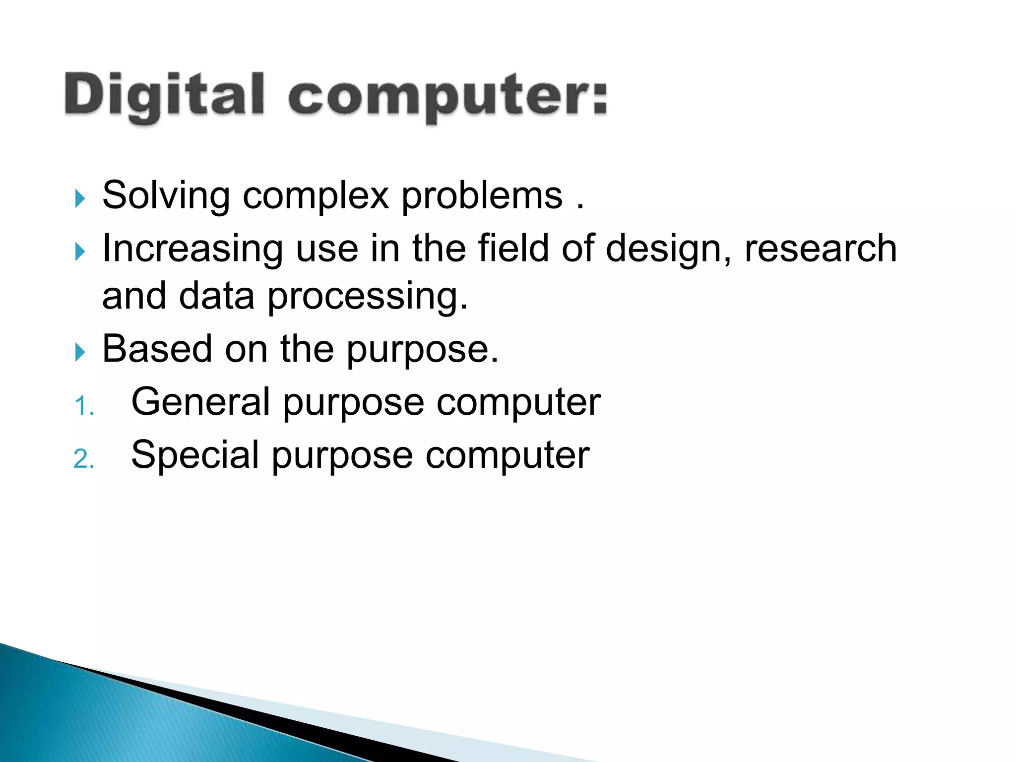 Three types of computer | PPTX