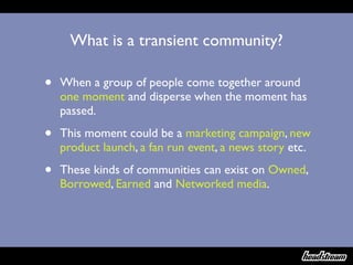 Understanding Online Communities: De-Centralised, Centralised and ...