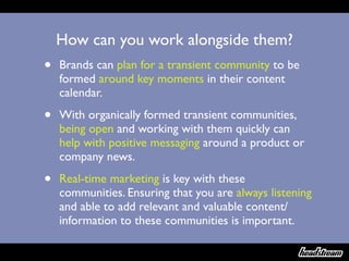 Understanding Online Communities: De-Centralised, Centralised and ...