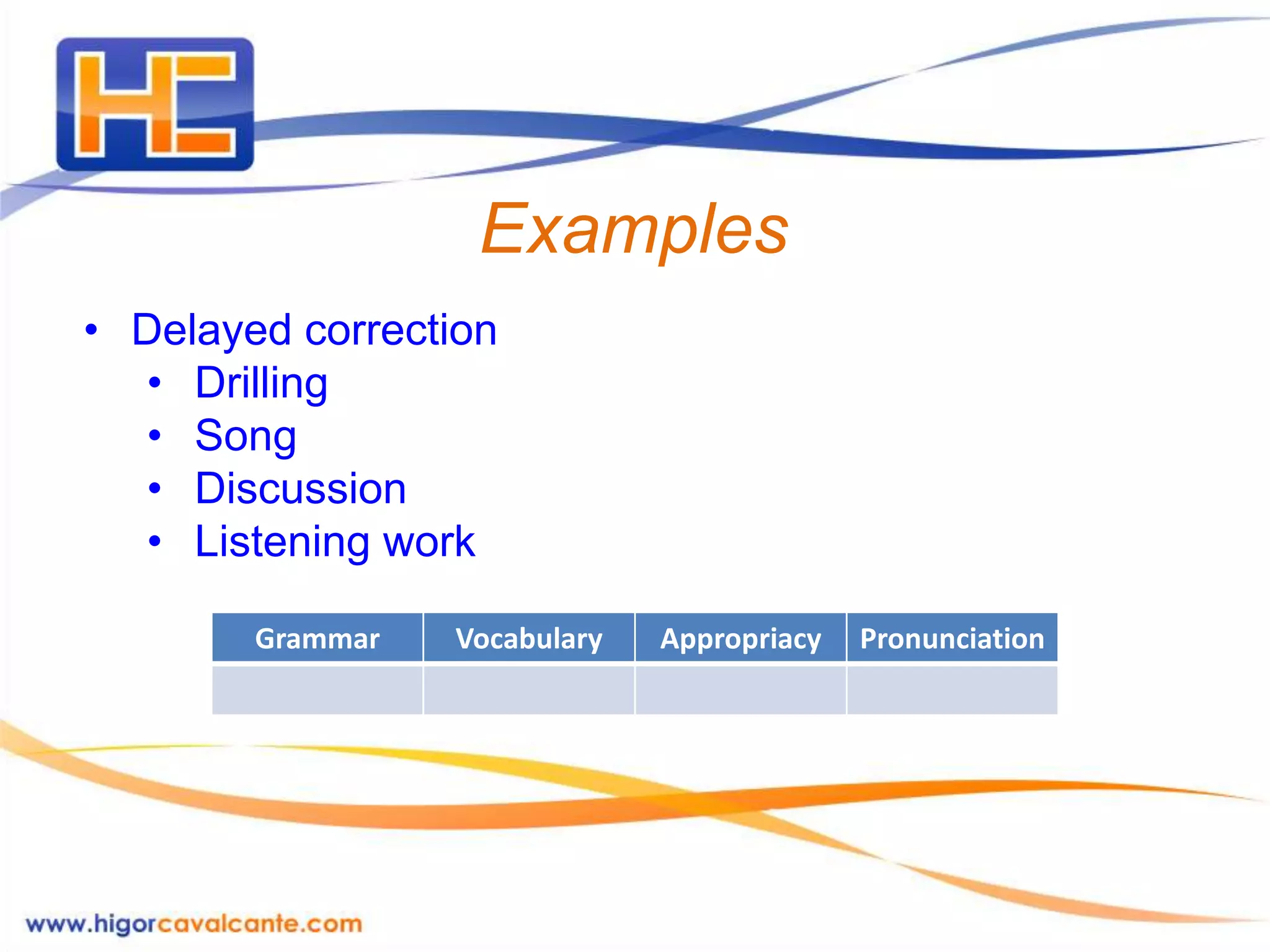 Three types of pronunciation classes - Martins Fontes Auditorium São ...