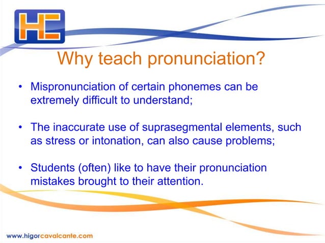 Three types of pronunciation classes - Martins Fontes Auditorium São ...