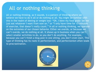Three Types of Thinking That Keep You Stuck | PPTX