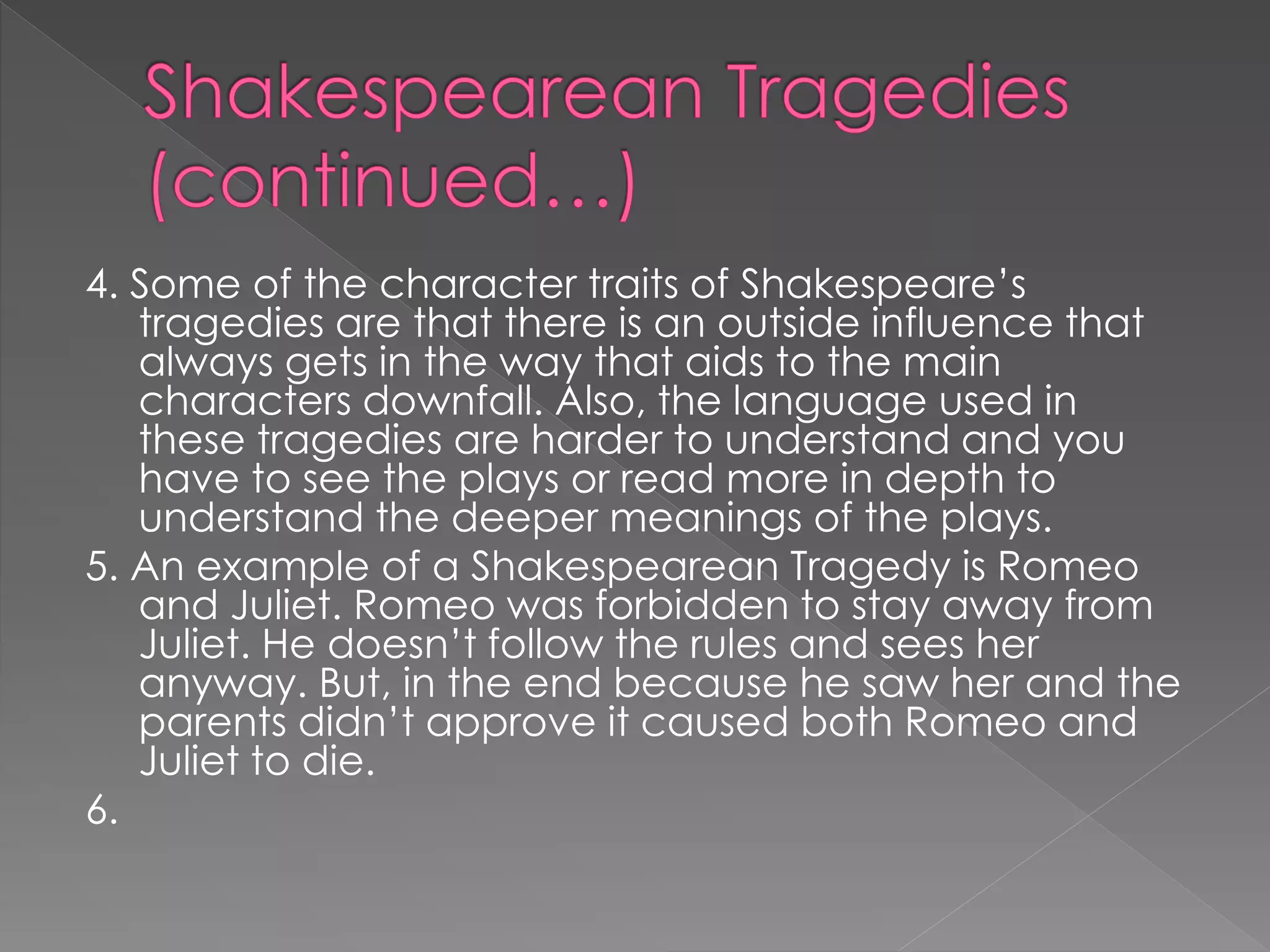 Three types of tragedy extra credit | PPTX