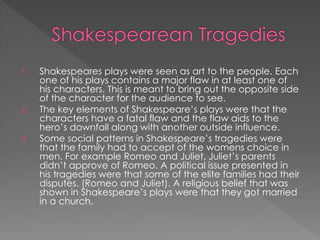 Three types of tragedy extra credit | PPTX