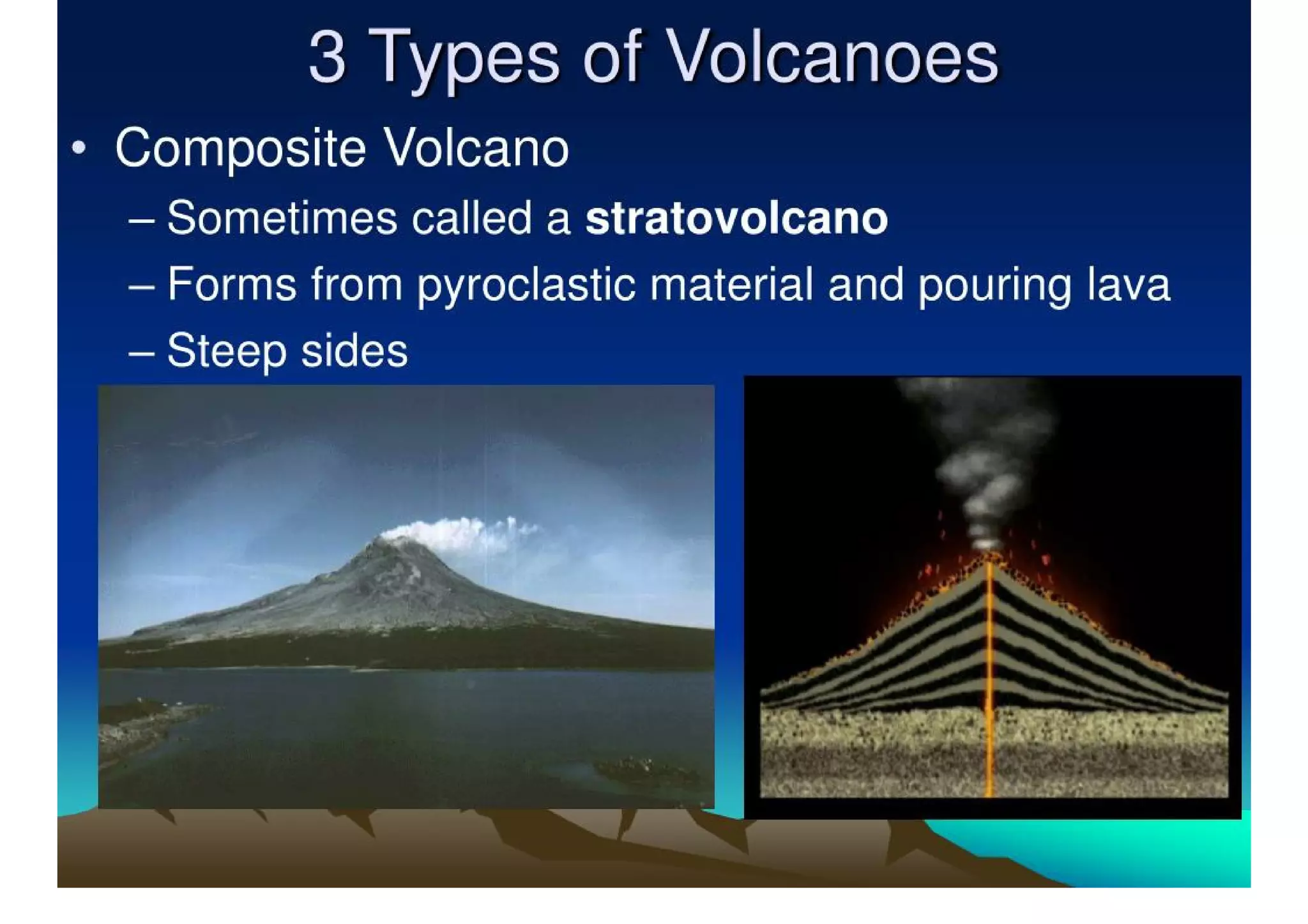 Three Types Of Volcanoes | PDF