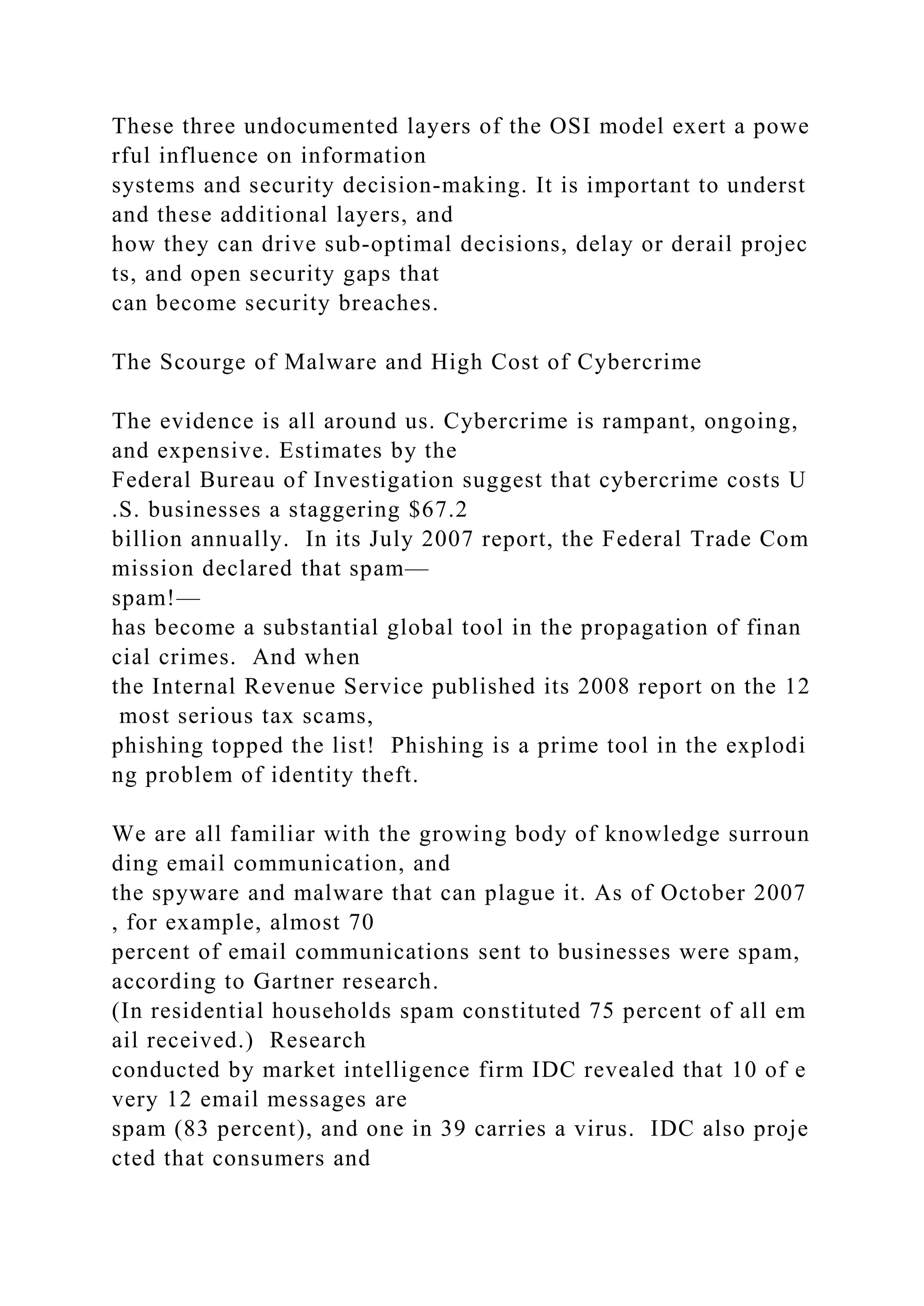 ®Three Undocumented Layers of the OSI Model and The.docx