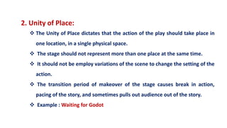 Three unities | PPTX