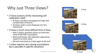 Three View Self Calibration and 3D Reconstruction | PPSX