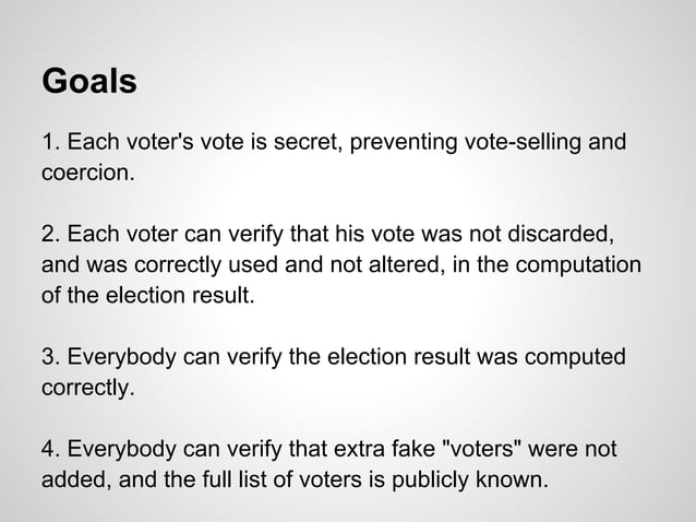 Three-Way-Ballot system | PPT