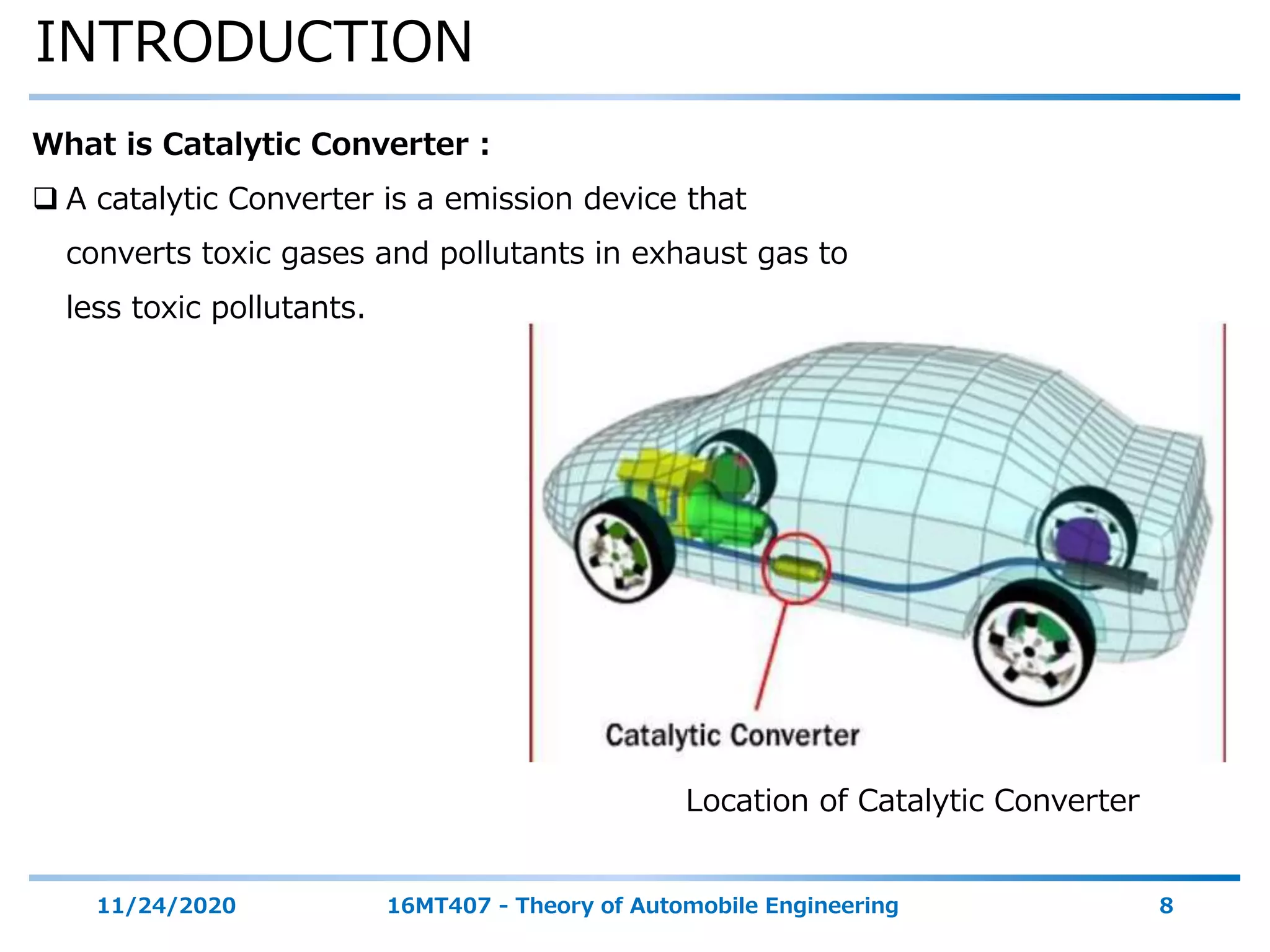 Three way catalytic converter | PPTX