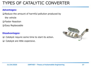 Three way catalytic converter | PPTX