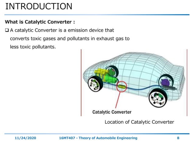 Three way catalytic converter | PPTX