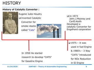 Three way catalytic converter | PPTX