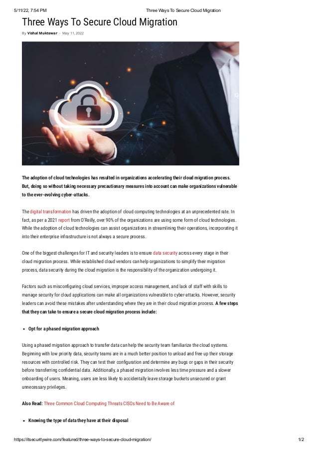Three Ways To Secure Cloud Migration.pdf