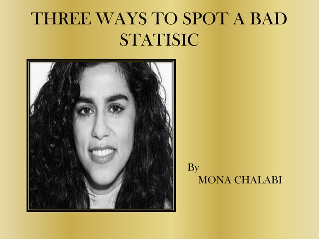 Three ways to spot a bad statisic | PDF | Elections | Politics