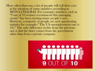 Three ways to spot a bad statisic | PDF | Elections | Politics