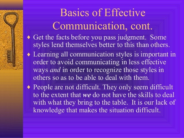 Three ways to understand communication with others