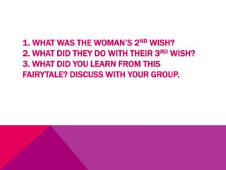 Three Wishes – Hungarian folktale - Exercises | PPTX | Sexual Health ...