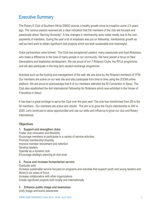 Three Year Strategic Plan 2015-18 | PDF | Free Download