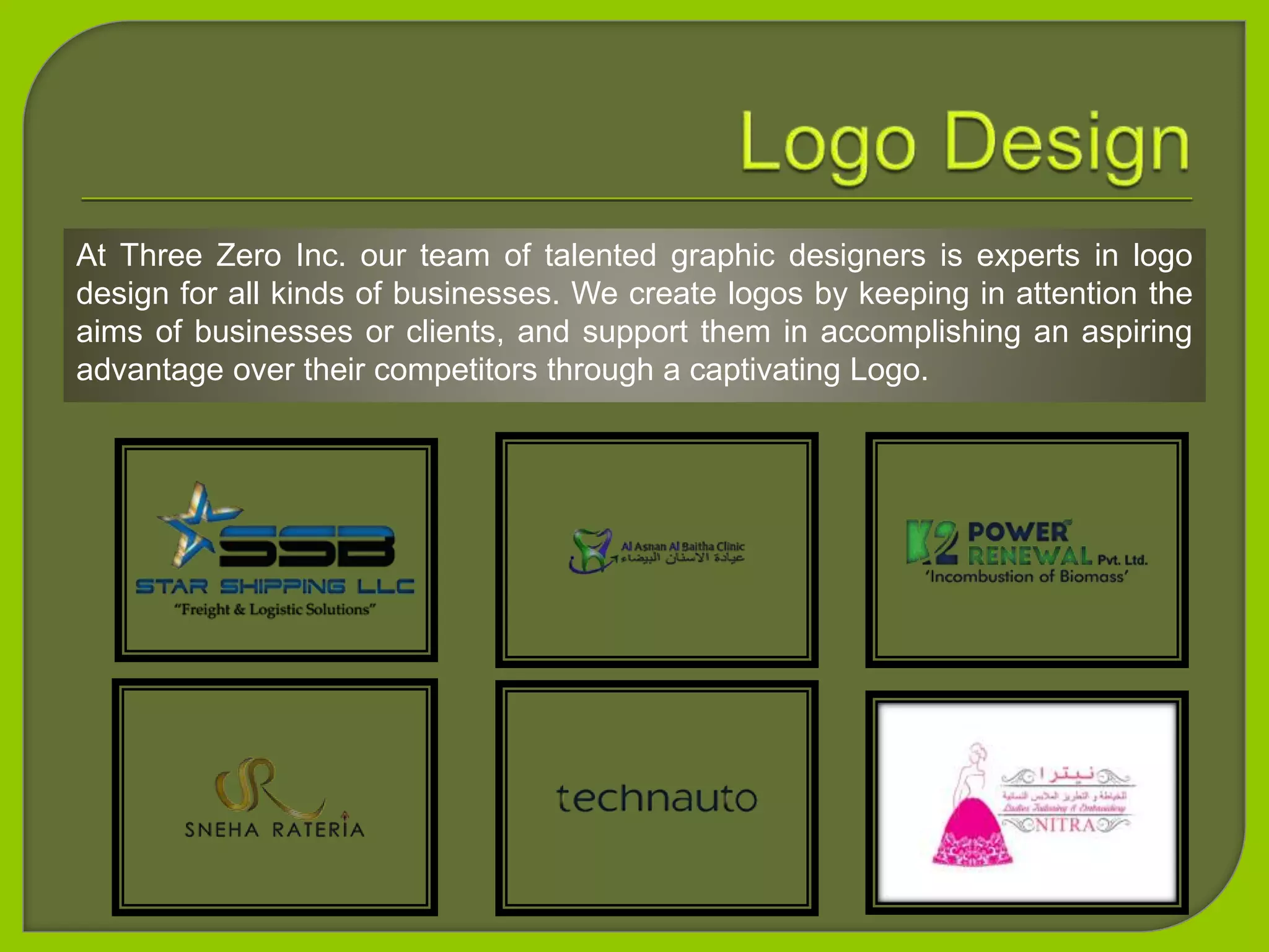 Threezeroinc- A complete branding company | PPT