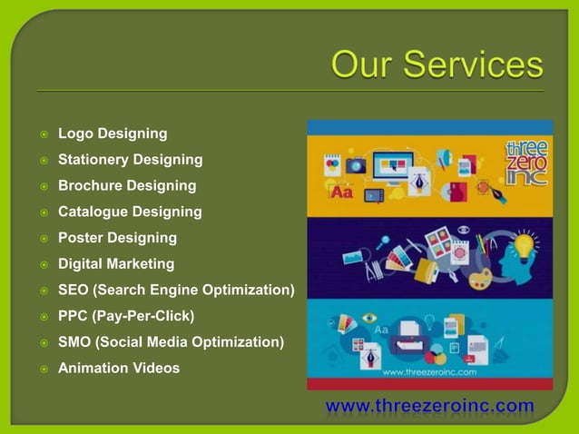 Threezeroinc- A complete branding company | PPT