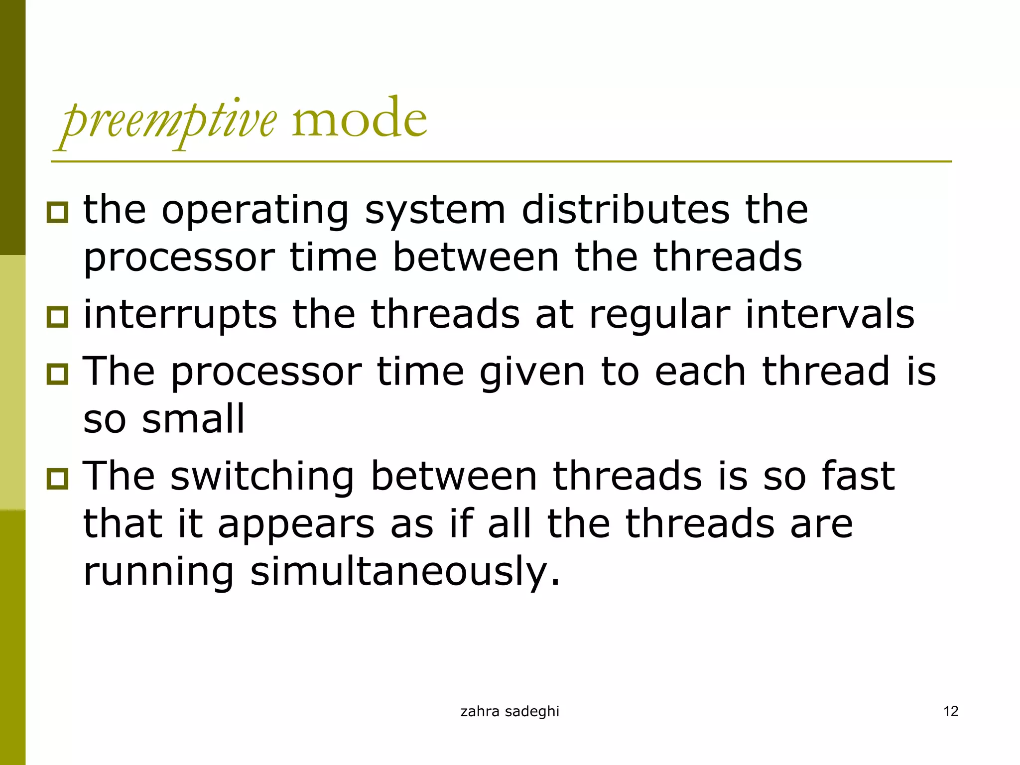 An Introduction to threads | PPT