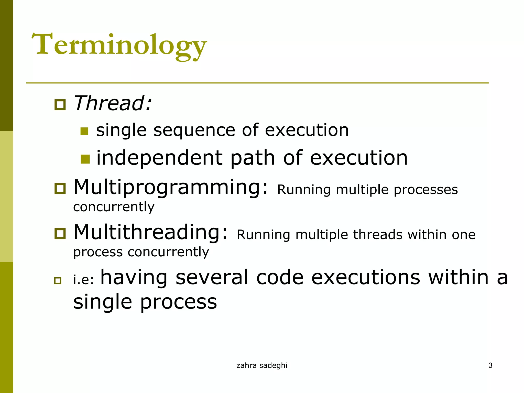 An Introduction to threads | PPT
