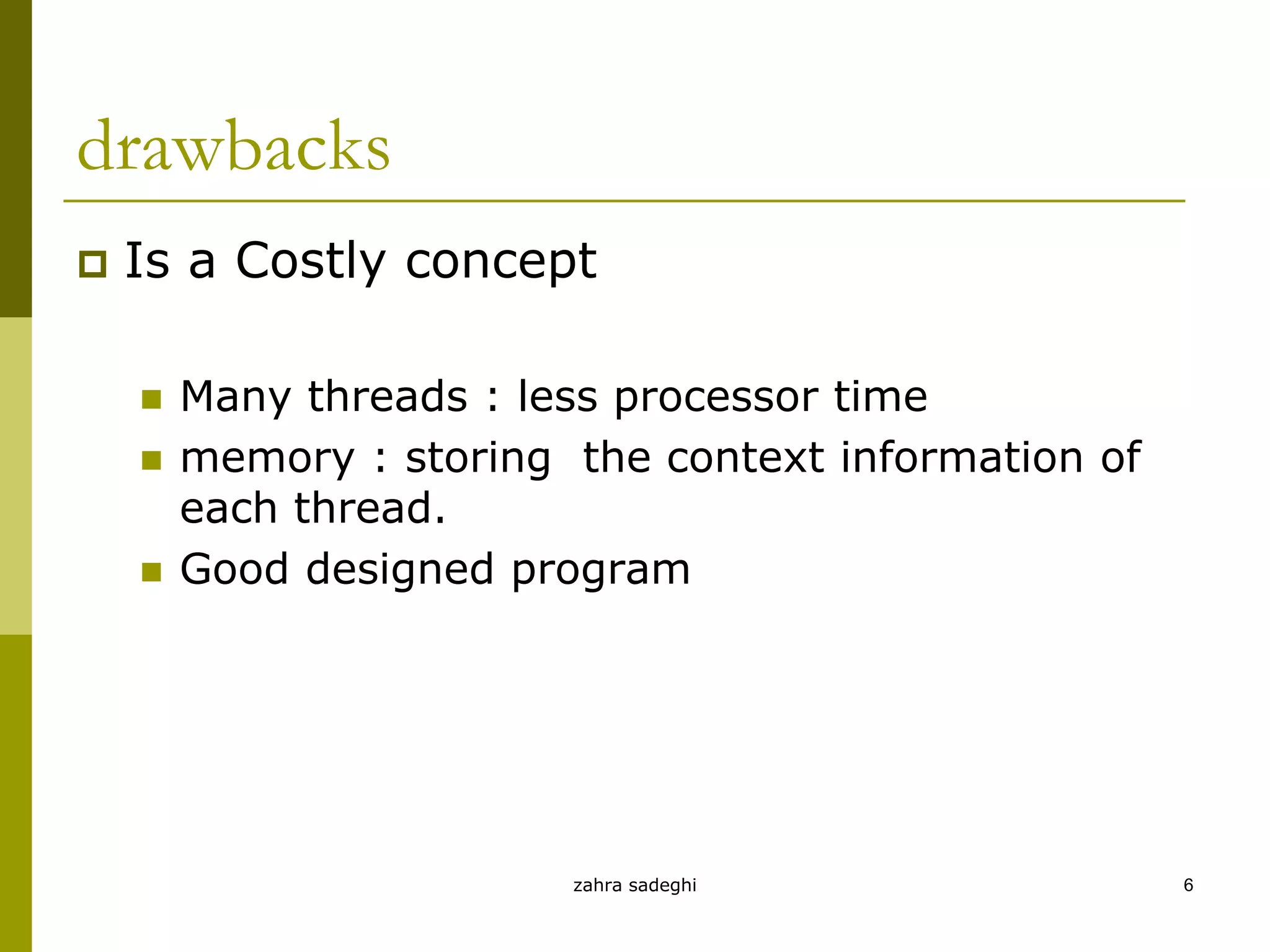 An Introduction to threads | PPT