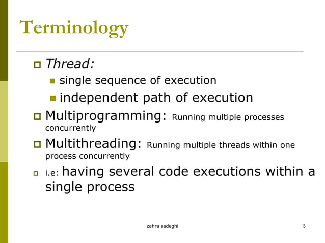 An Introduction to threads | PPT
