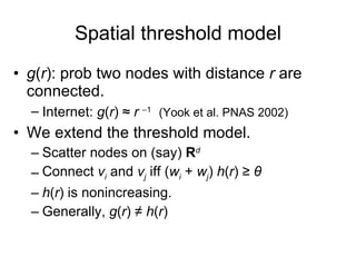 Threshold network models | PPT