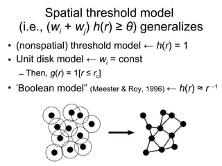 Threshold network models | PPT