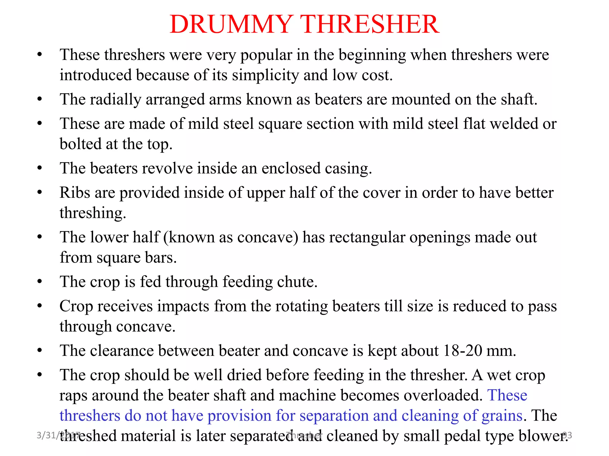 Threshing | PPTX