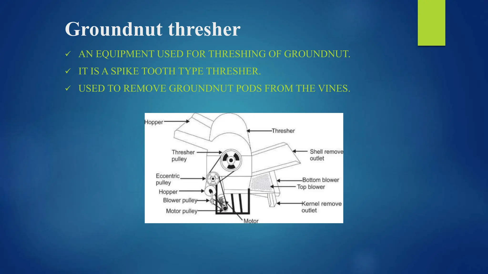 THRESHING MACHINERY-1 and cylinders used in thresher.pptx