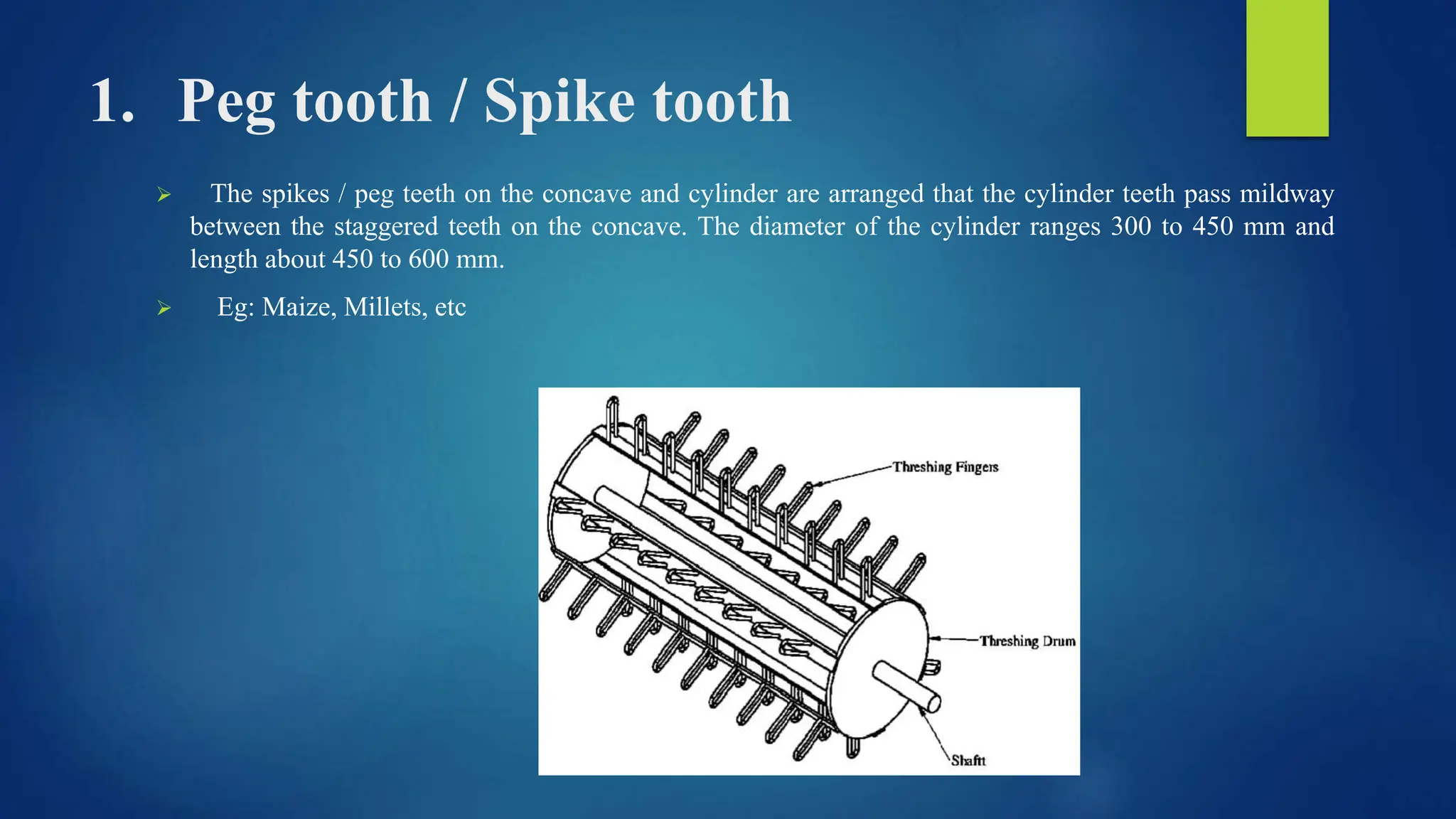 THRESHING MACHINERY-1 and cylinders used in thresher.pptx