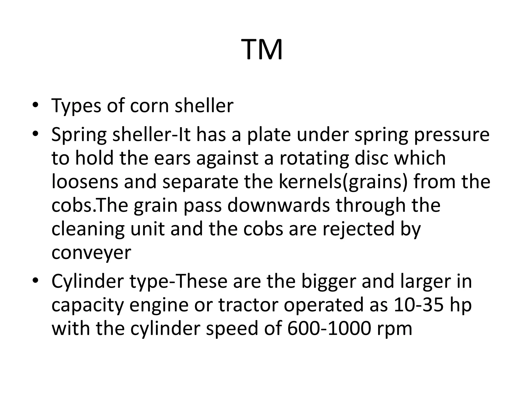 Threshing machines | PPTX