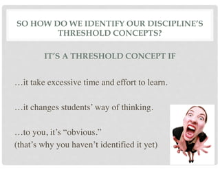 Threshold Concepts ppt | PDF