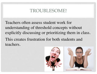 Threshold Concepts ppt | PDF