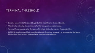 Threshold in Psychophysics Psychology | PDF