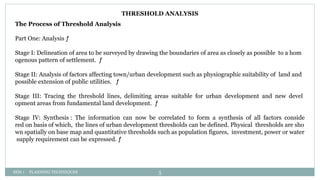 Thresold analysis planning techniques bhavesh patel_20sa03up014 | PPTX