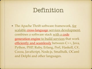 Thrfit从入门到精通 | PPT