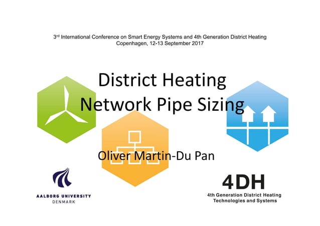 District Heating Network Pipe Sizing Concept | PPT