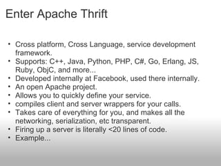 Introduction to Thrift | PPT