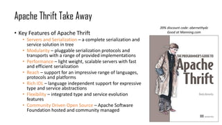 Building high performance microservices in finance with Apache Thrift | PDF