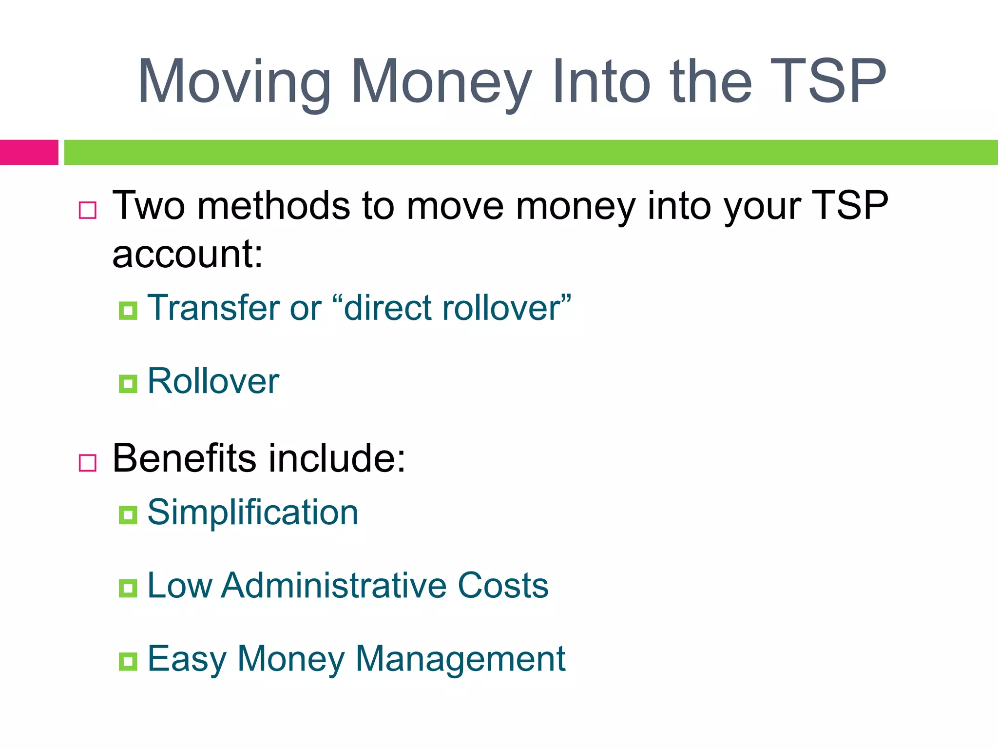 Thrift savings plan2013 | PPTX