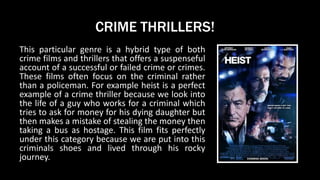 Thriller! | PPTX | True Crime | Genres