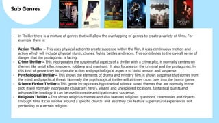 The history of the Thriller Genre | PPTX