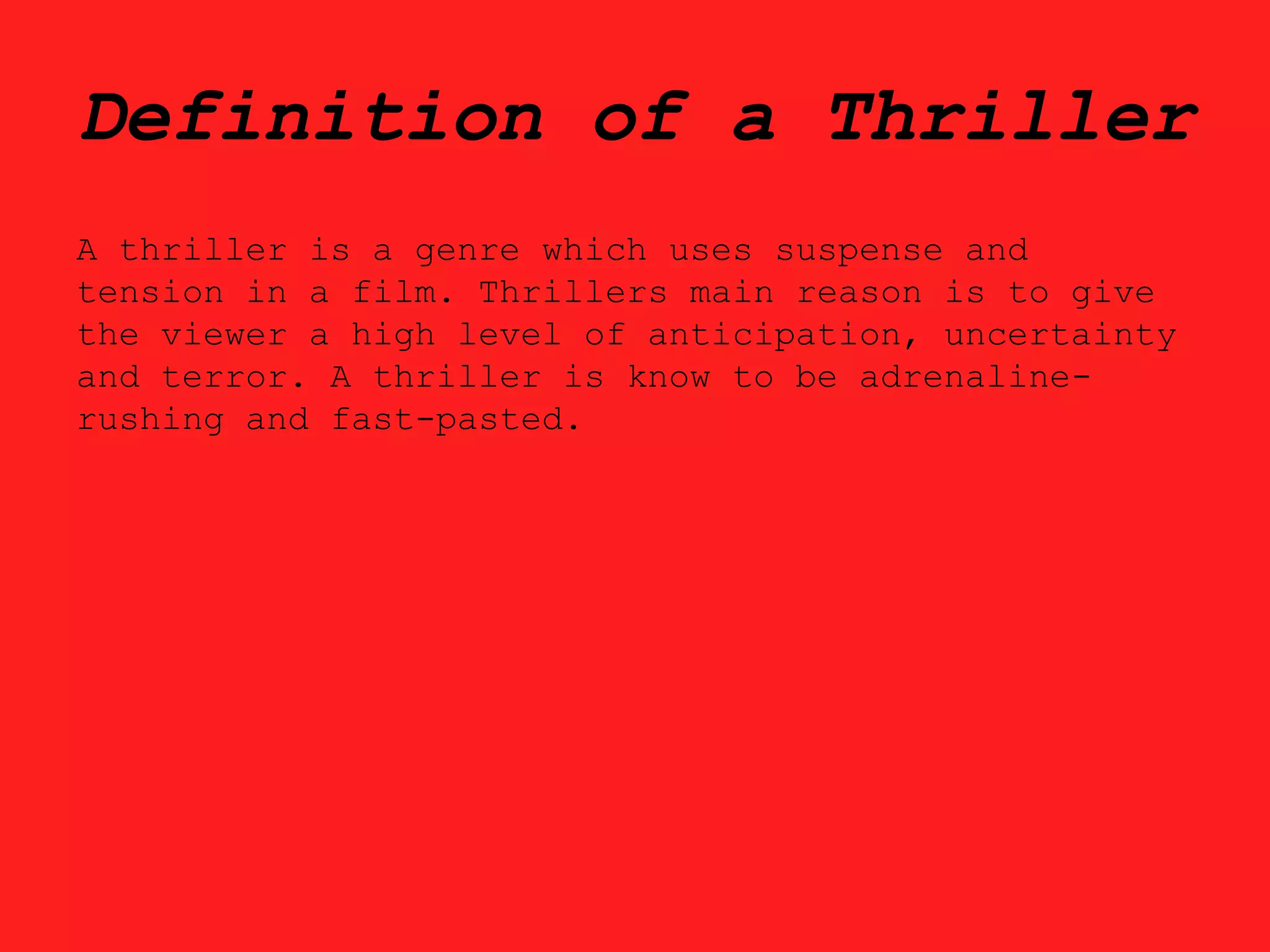 Thriller alice enya luke jason | PPTX