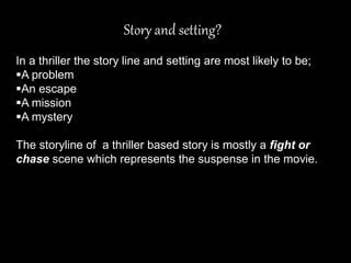 Thriller and suspense | PPTX