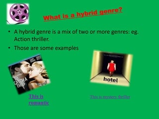 Thriller conventions | PPTX